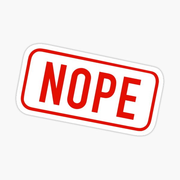 "Left Swipe Sticker" Sticker for Sale by Drawingvild | Redbubble