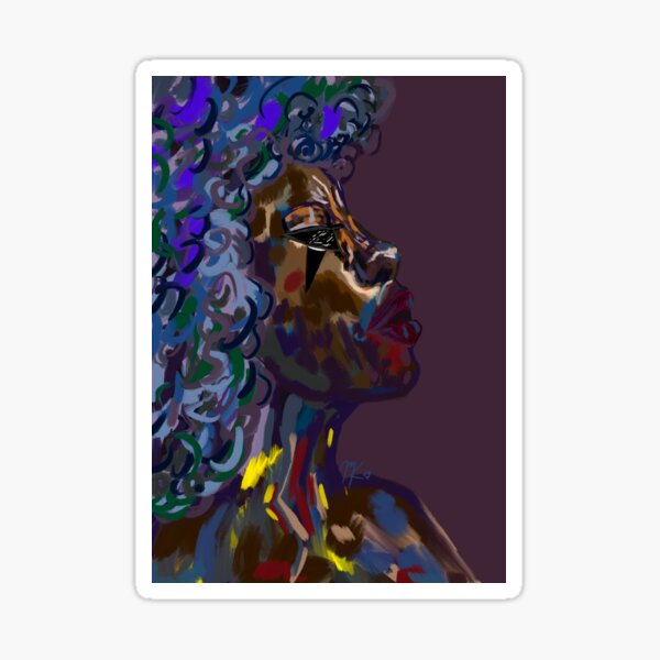 "Serenity " Sticker by Marscarpone | Redbubble