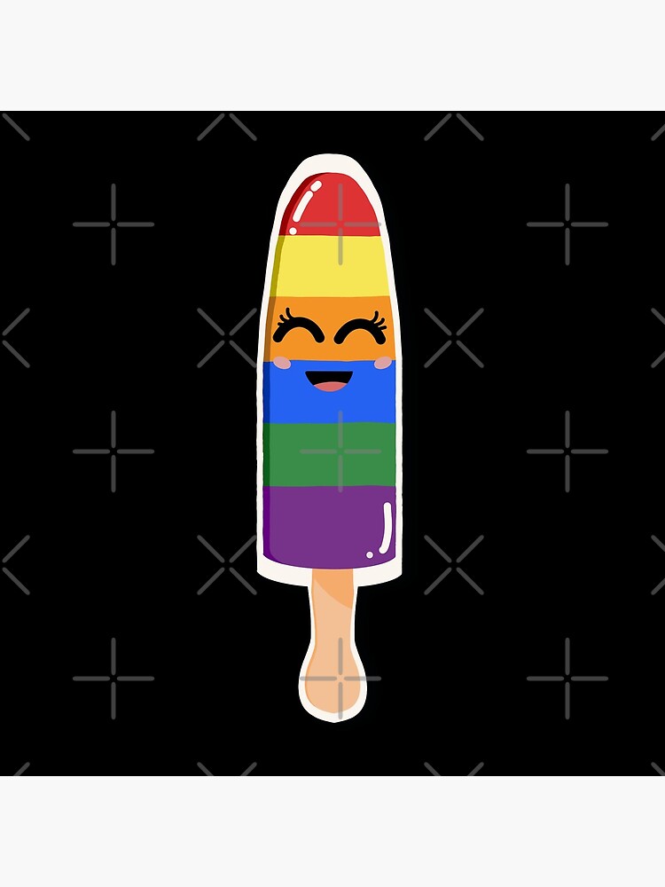 "Pride Flag Popsicle Art" Poster by Bambusa | Redbubble