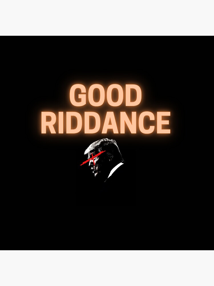 "Good Riddance" Sticker for Sale by meamario | Redbubble