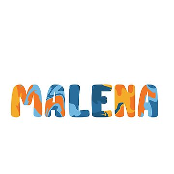 "Malena Custom Name " Greeting Card for Sale by EuropaPrints | Redbubble