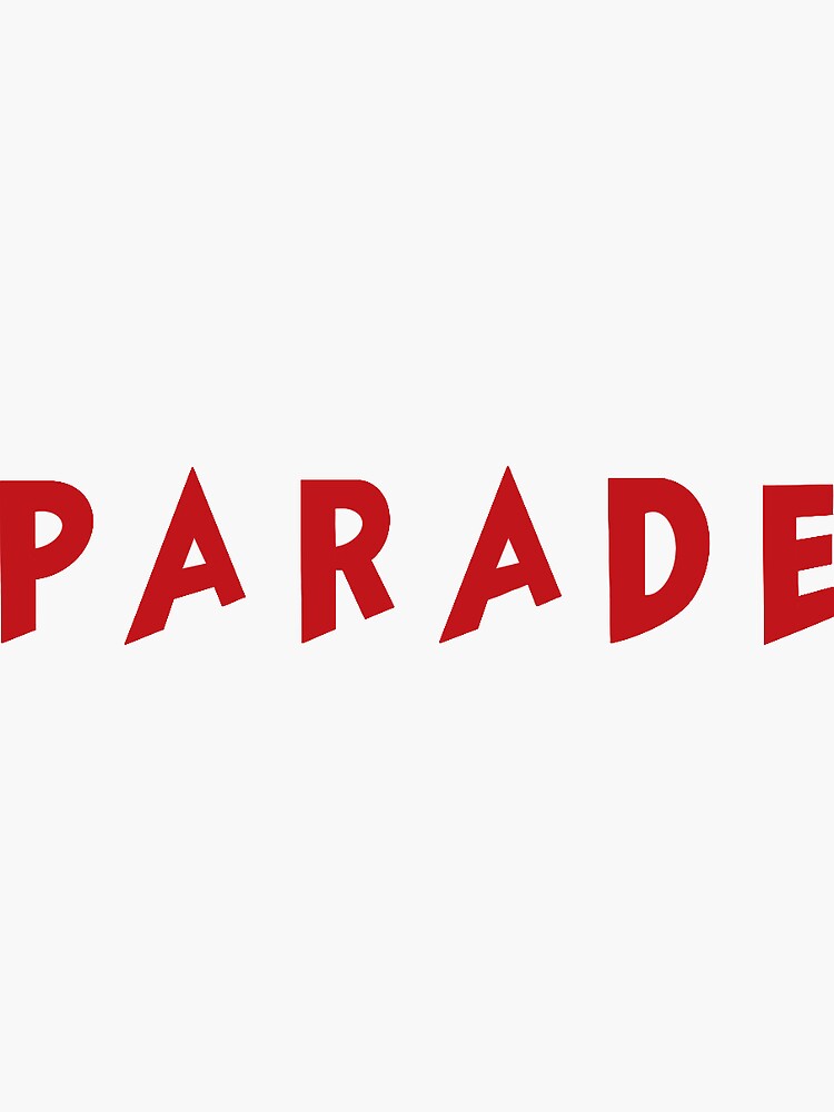 "Parade" Sticker by elddesign | Redbubble