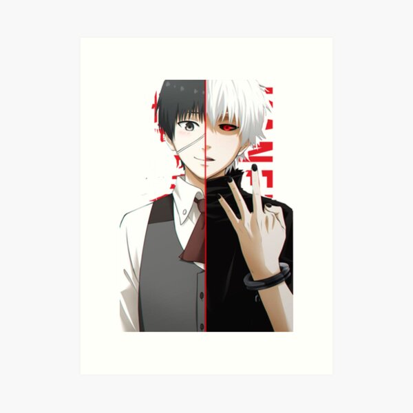 "Kaneki 2 Side " Art Print by MartinEriksson | Redbubble