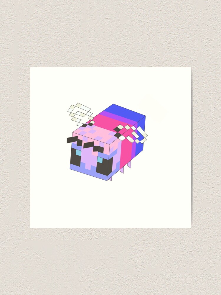 "Minecraft Bee Bi Pride Flag" Art Print by kim-yoonji | Redbubble