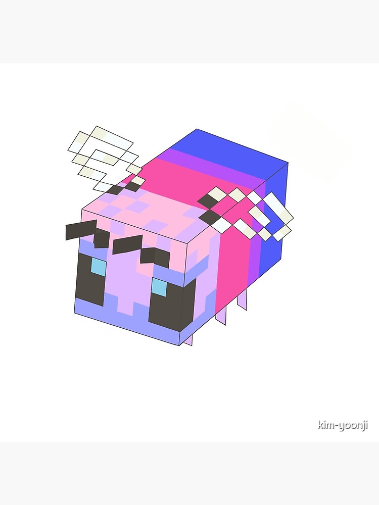 "Minecraft Bee Bi Pride Flag" Art Print by kim-yoonji | Redbubble