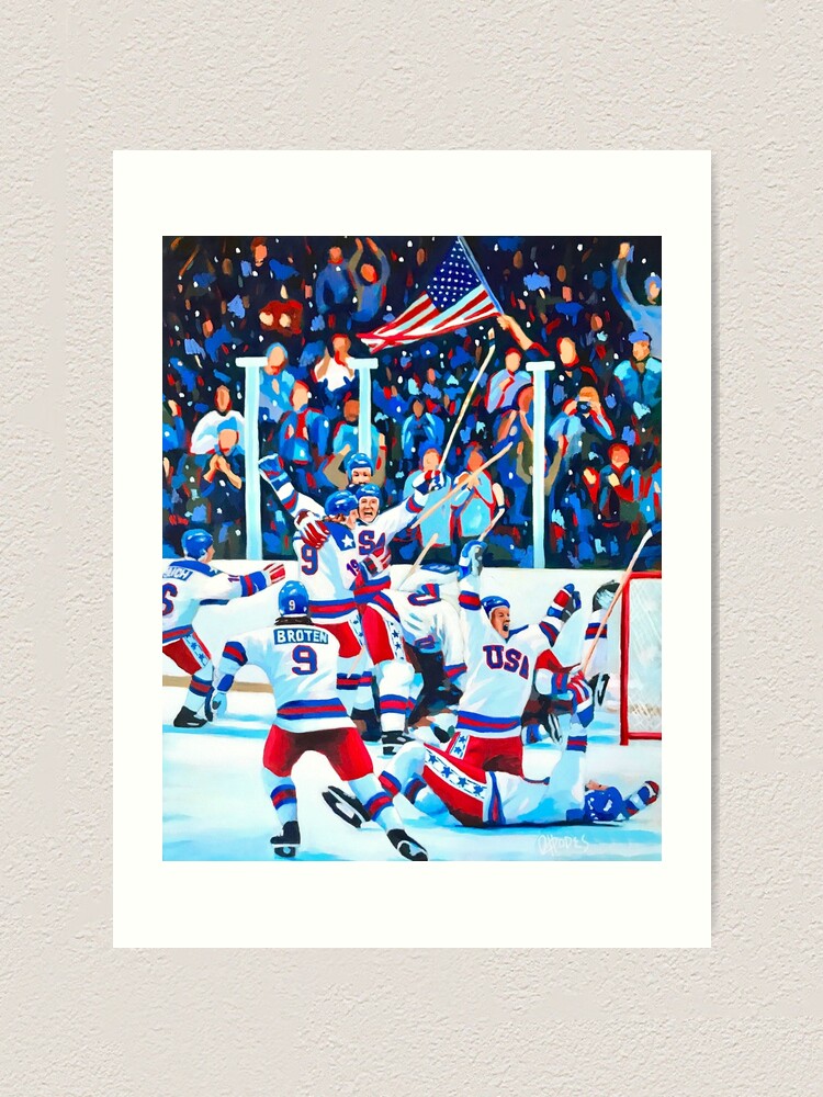 "Miracle on Ice" Art Print for Sale by billyhodes-art | Redbubble