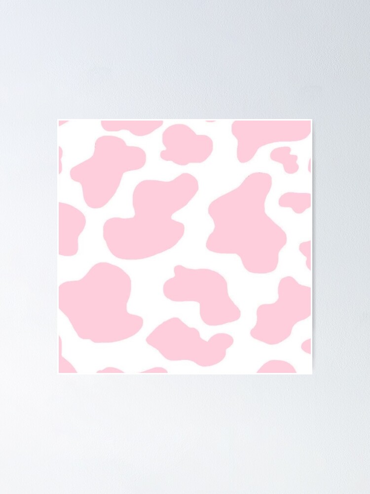 Póster «estampado de vaca rosa» de Designs-By-Lily | Redbubble