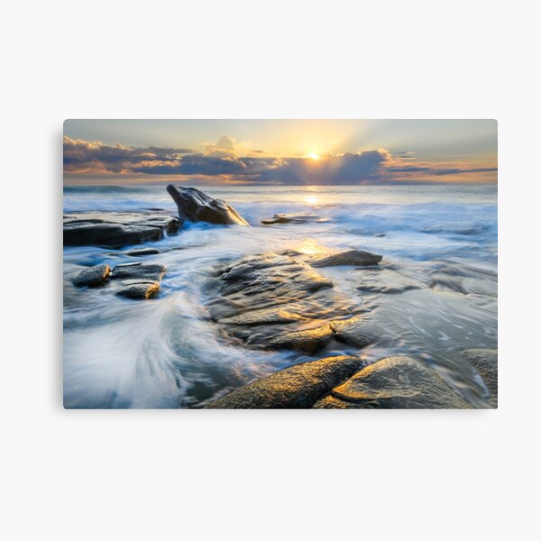 "Dolphin Rock Point Cartwright Sunrise" Metal Print for Sale by Adrian ...