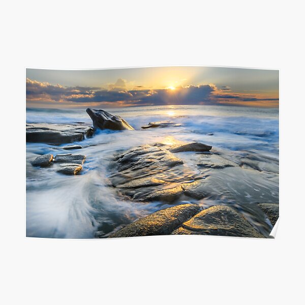 "Dolphin Rock Point Cartwright Sunrise" Poster for Sale by AdrianAlford ...