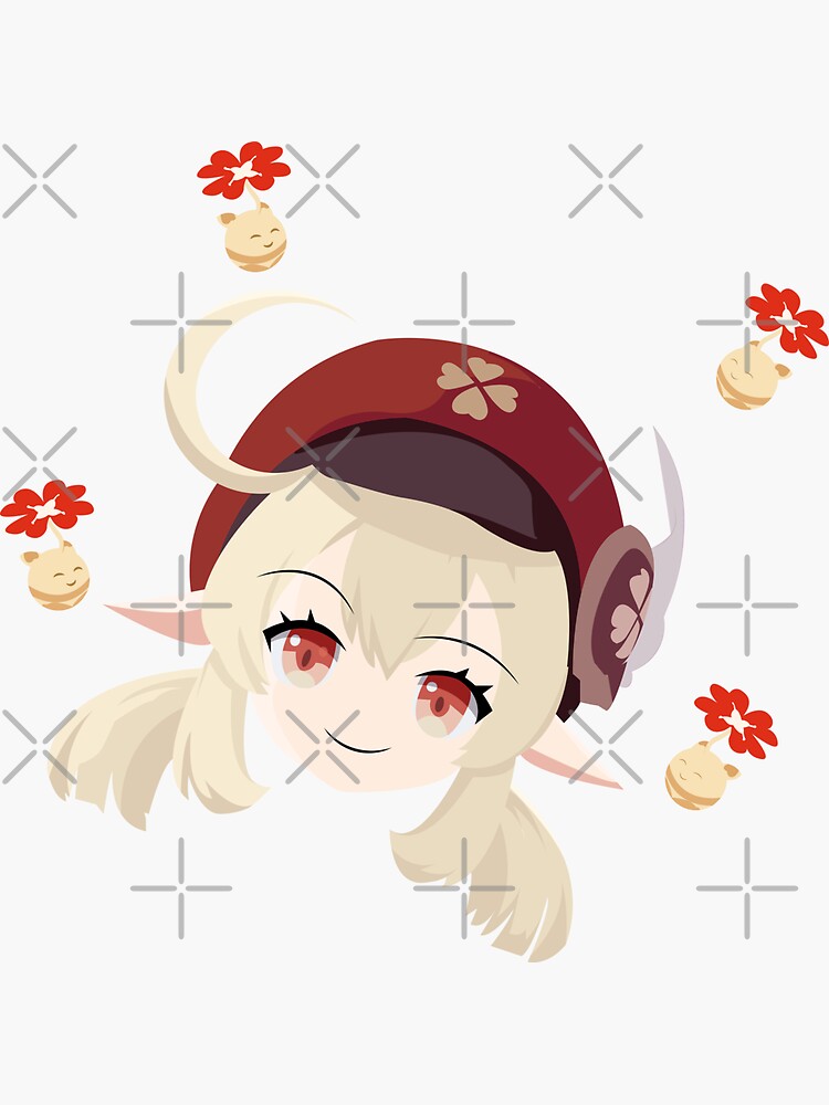 "Klee happy Genshin impact" Sticker by Migi-Desu | Redbubble