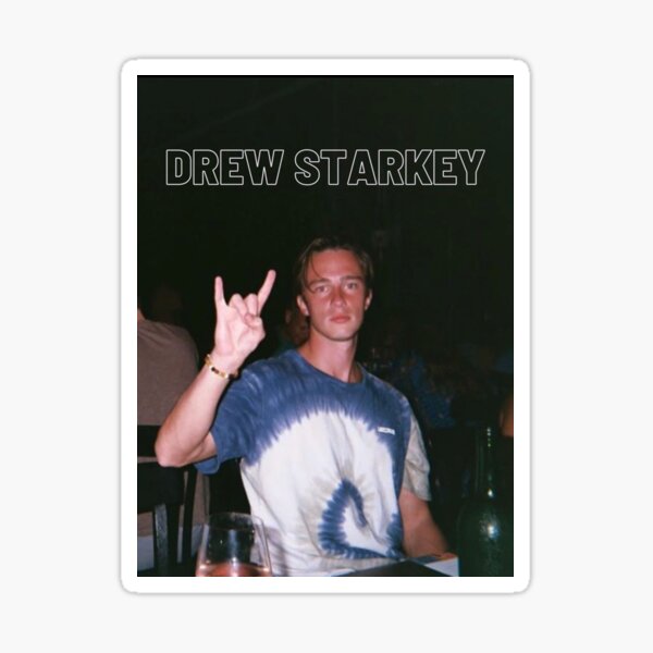"drew starkey " Sticker for Sale by bellakelly03 | Redbubble