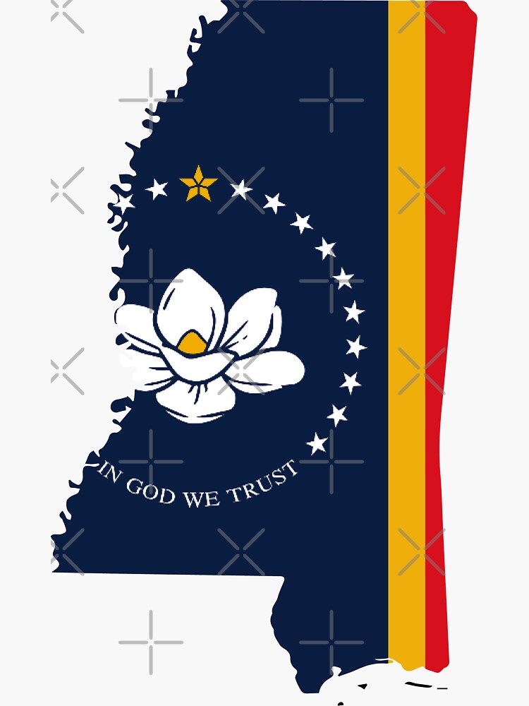 "New Mississippi Flag 2020" Sticker for Sale by twicetrader | Redbubble