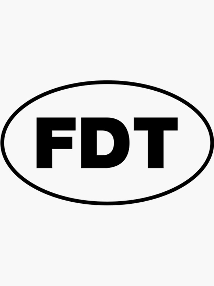 "Order Now - FDT" Sticker for Sale by EverRappa | Redbubble