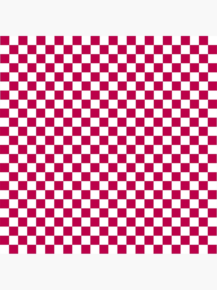 "Berry Gloss and White Check Coloured Pattern - Chequered, Checkered ...