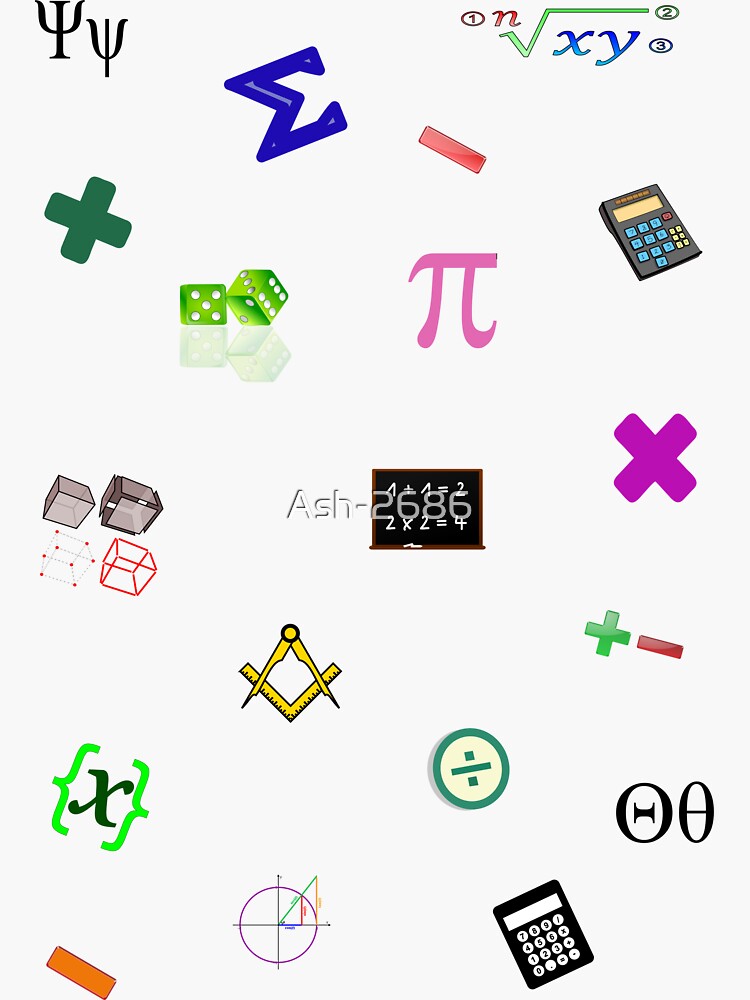 Math Love Free Math Symbols Posters