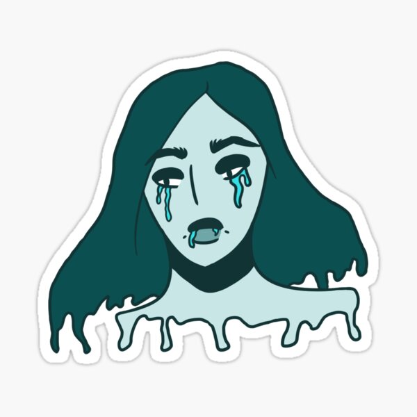 "Melting Girl" Sticker by becca007 | Redbubble
