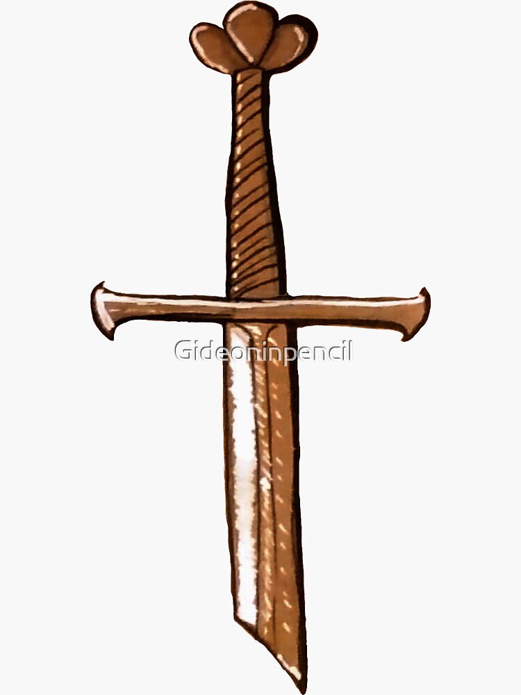 "Sword" Sticker by Gideoninpencil | Redbubble