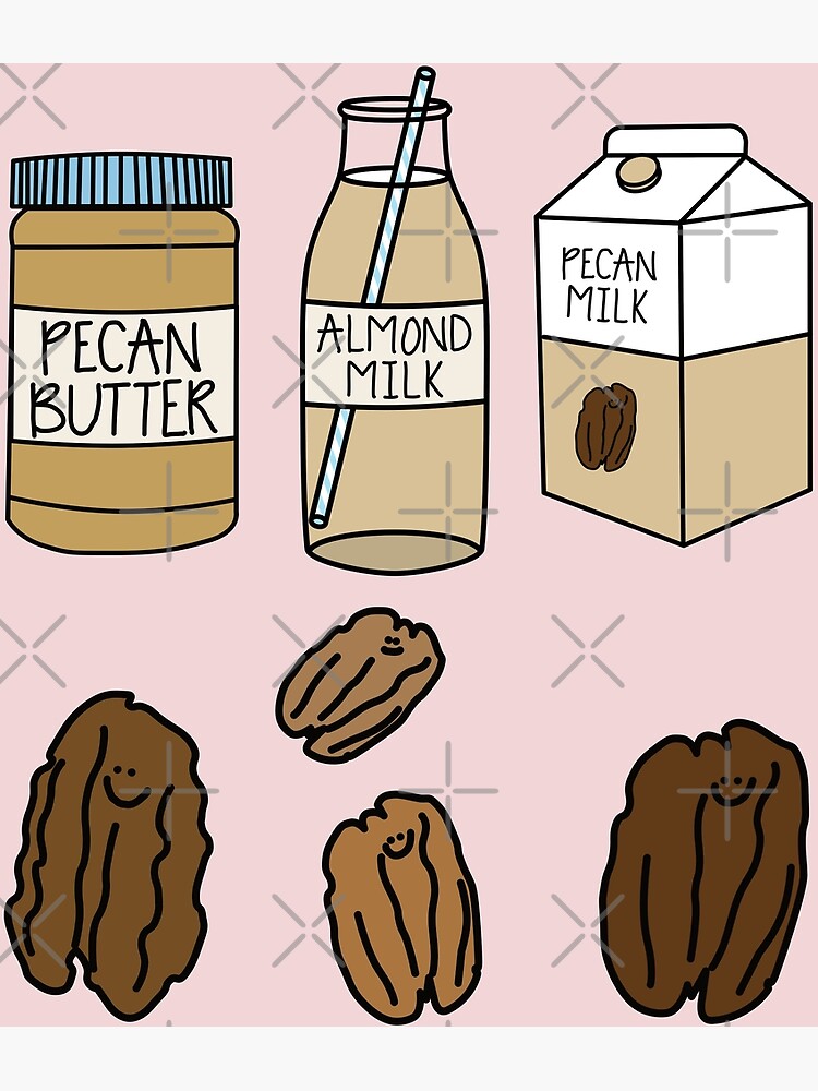 "Pecan Sticker Pack" Poster by TheBrightInk | Redbubble