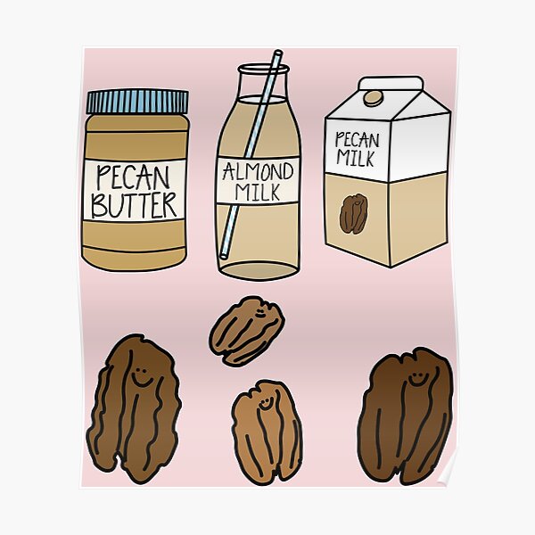 "Pecan Sticker Pack" Poster by TheBrightInk | Redbubble