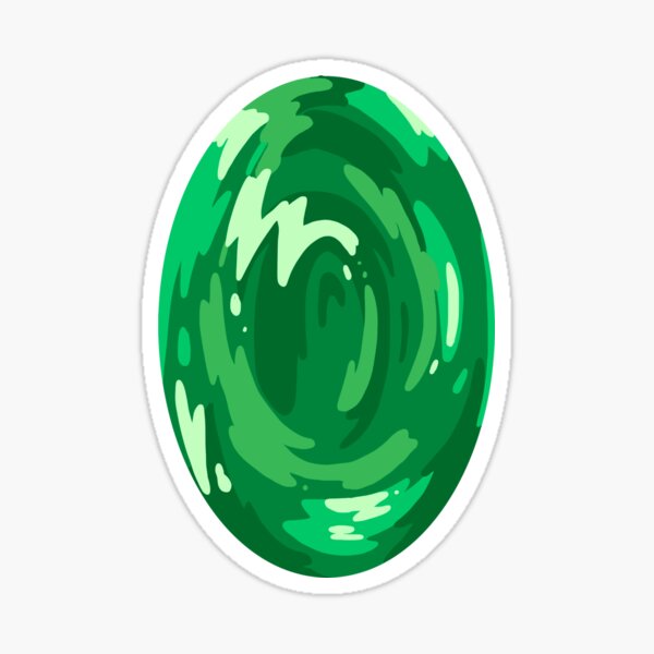 "Emerald Gemstone" Sticker by splam | Redbubble