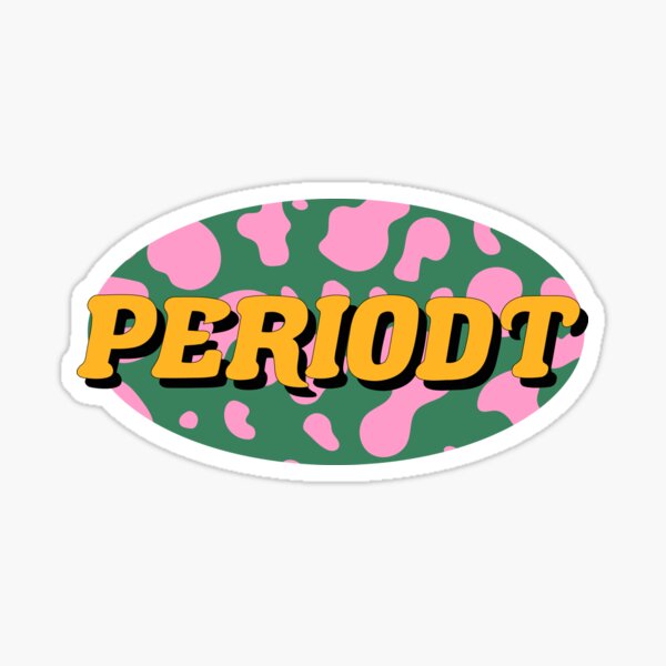 "Periodt" Sticker for Sale by 1604techni | Redbubble