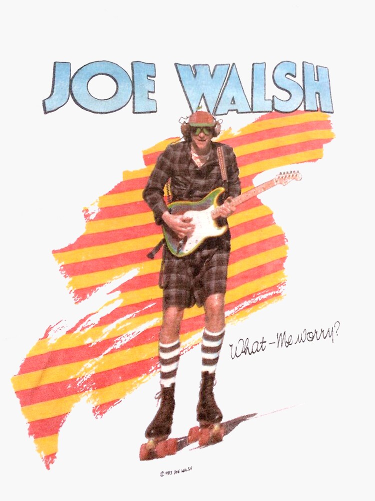 "1983 JOE WALSH Roller Skates Vintage 80s Its Not Just A Job Tour ...