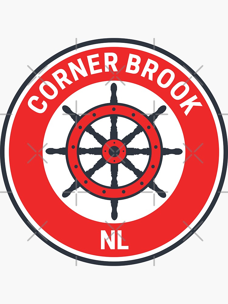"Vintage Corner Brook Newfoundland and Labrador" Sticker by fearcity ...