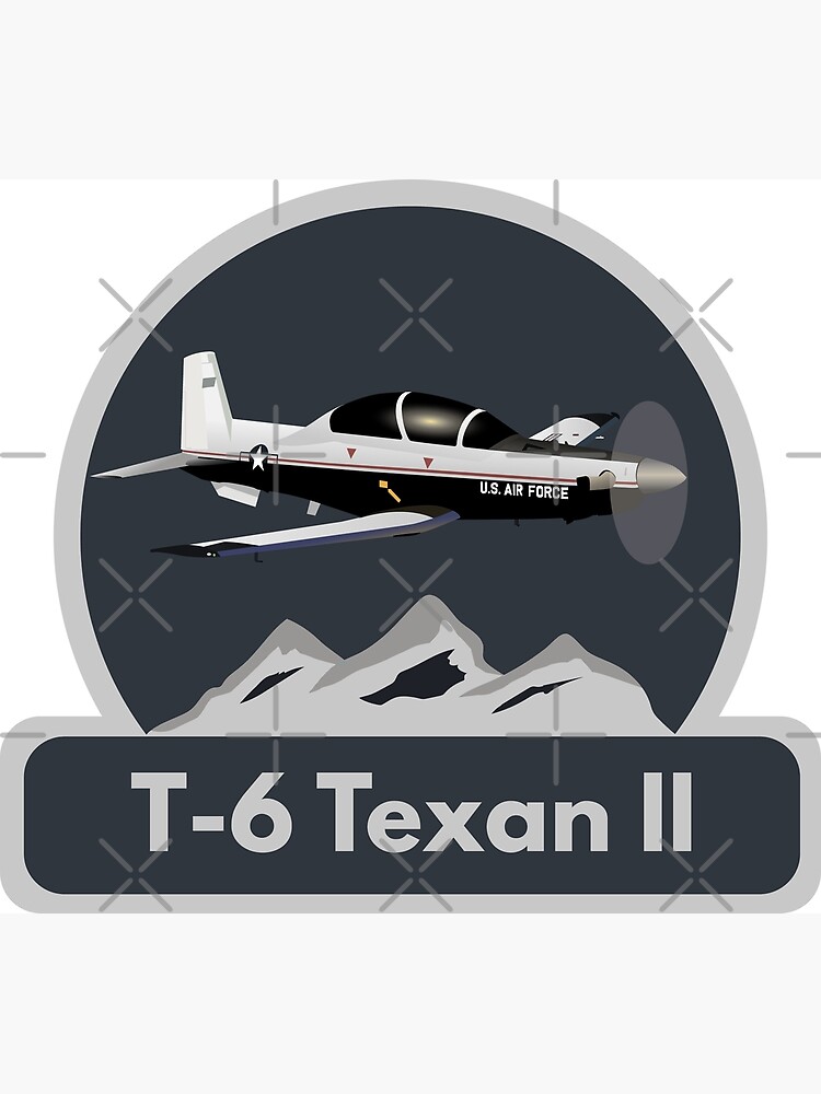 "T-6 Texan II Trainer Aircraft" Poster for Sale by NorseTech | Redbubble