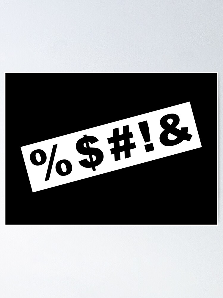 "Censored Profanity, White Tape, %$#!&, Swear Word, Cussing Text ...