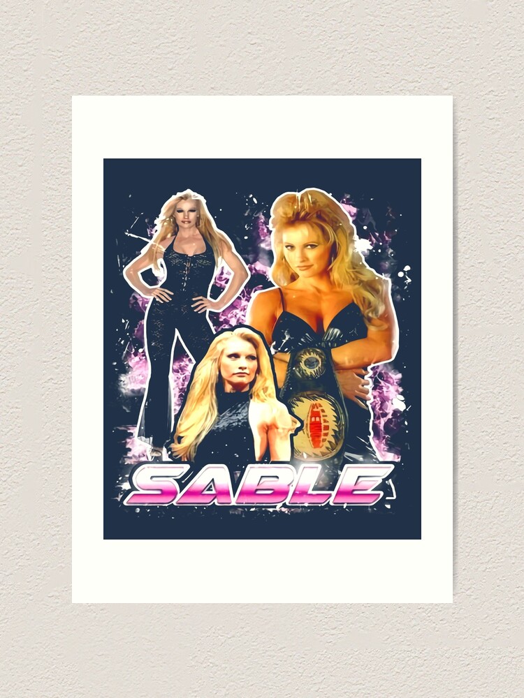 "Vintage Inspired Wwe Diva Sable Wrestling" Art Print by WalkingSteam ...