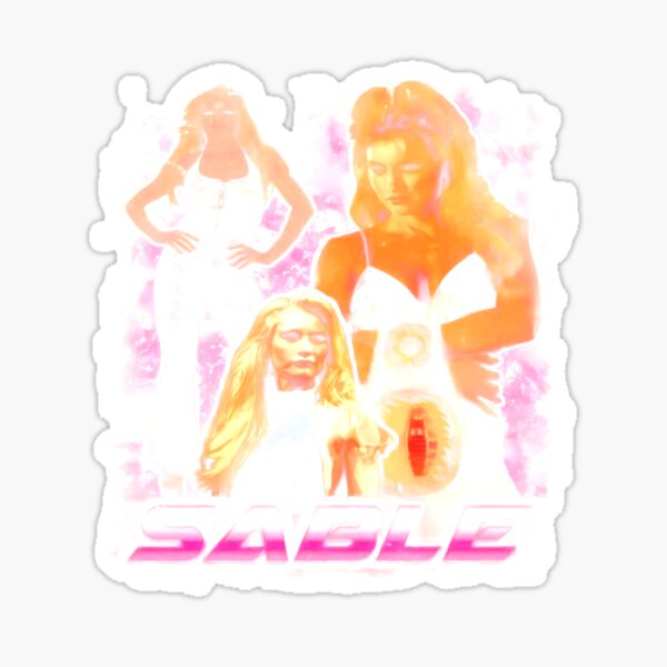 "Vintage Inspired Wwe Diva Sable Wrestling" Sticker by WalkingSteam ...