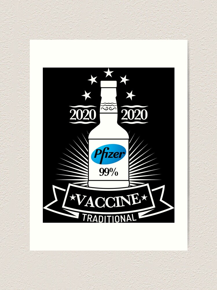 "Pfizer traditional Vaccine" Art Print by ARTemSPL | Redbubble