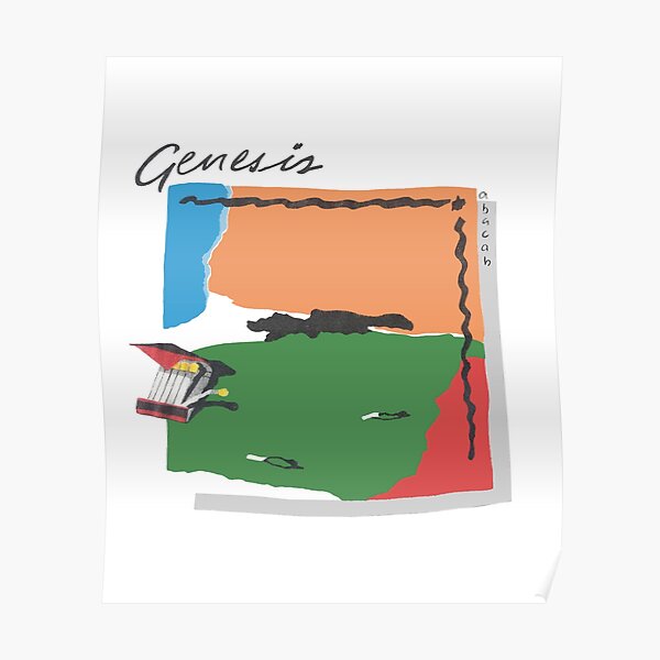 "Vtg. GENESIS ABACAB 1981 1982 Tour" Poster for Sale by WalkingSteam ...