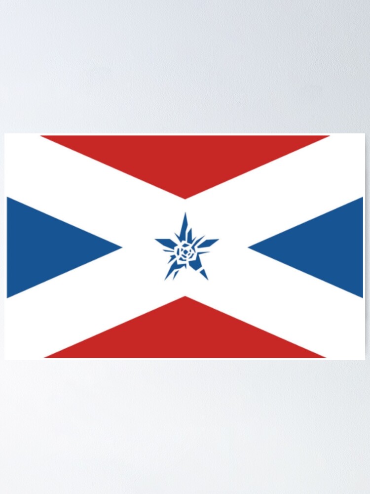 "No More Heroes Santa Destroy Flag" Poster by BowmanTameka | Redbubble