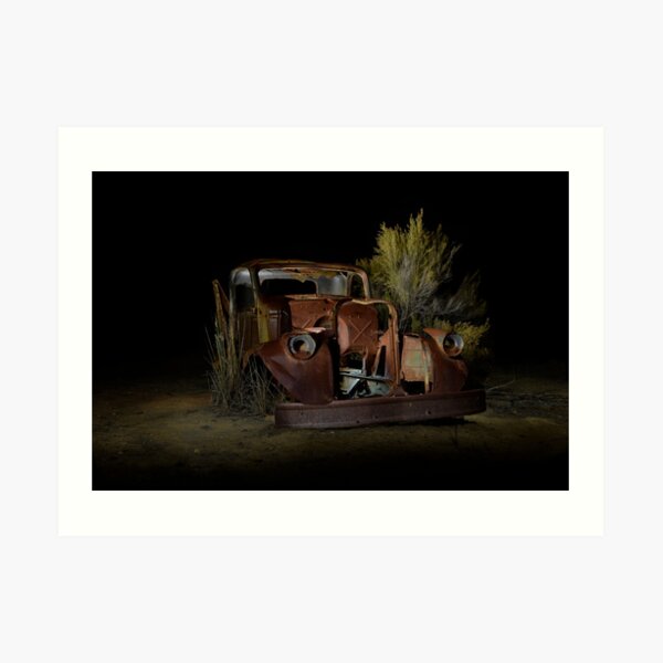 "Light Painting Rustic Ute" Art Print for Sale by Russty66 | Redbubble