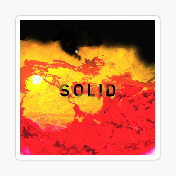 "SOLID" Sticker for Sale by Nimunburr | Redbubble