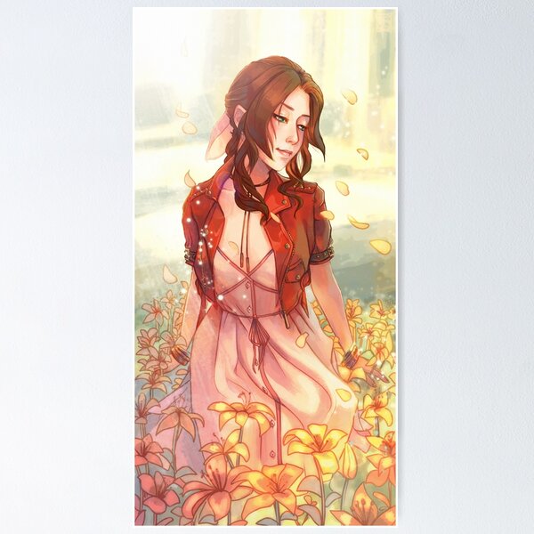 "Aerith" Poster by Lysaena | Redbubble