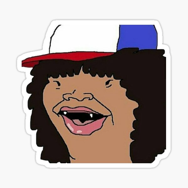 "Strange Things-Dustin Sticker" Sticker by ProJoJo | Redbubble