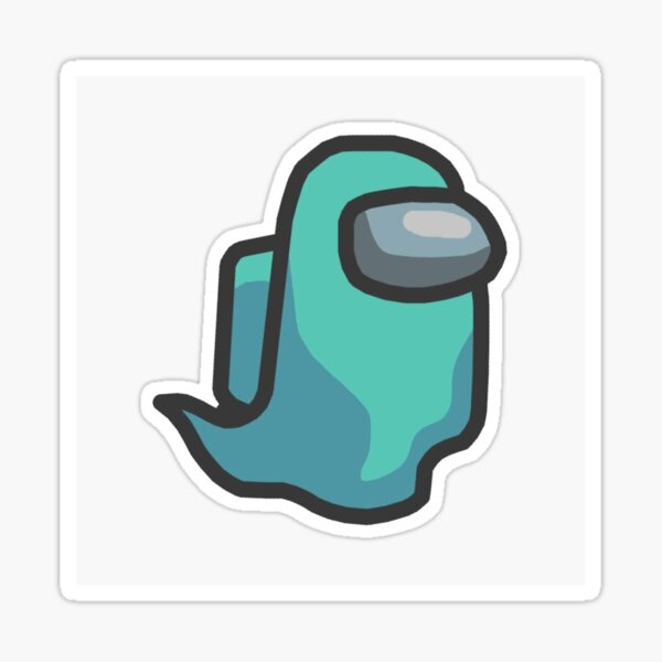 Cyan Ghost Stickers | Redbubble