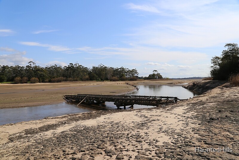 "Historic bridge at Lake Narracan" by HauntedHills | Redbubble