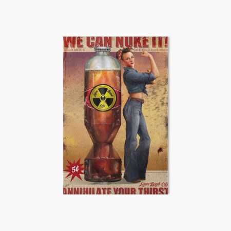 "Nuka Cola Girl advertisement high quality" Art Board Print for Sale by ...
