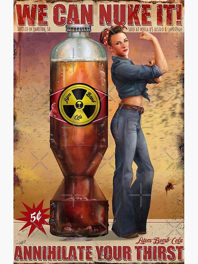 "Nuka Cola Girl advertisement high quality" Photographic Print for Sale ...