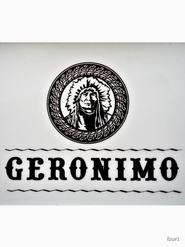 "Geronimo stencil on porcelain realistic" T-shirt for Sale by ibwr1 ...
