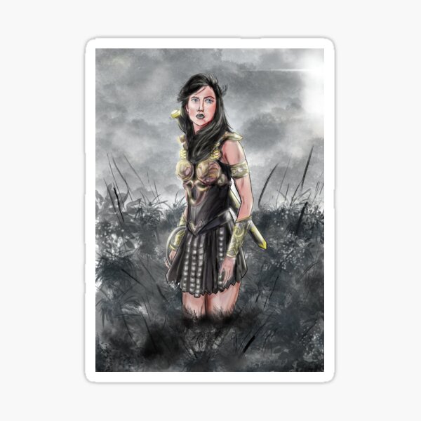 "Xena - the Warrior Princess" Sticker for Sale by BagiBunny | Redbubble