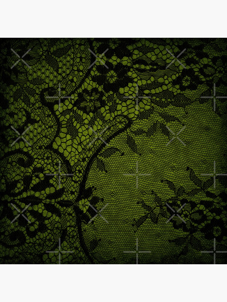 Pegatina «Hermosa textura de encaje gótico negro» de MysticMarble ...