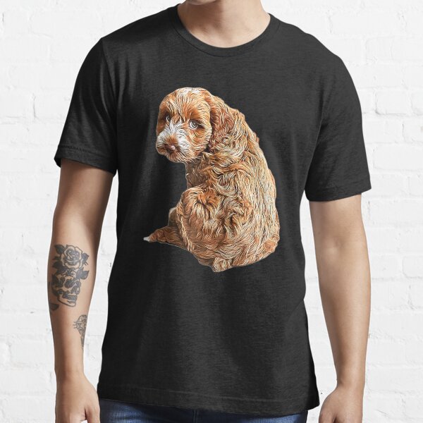 "Labradoodle cute puppy dog eyes" T-shirt for Sale by Elarex ...