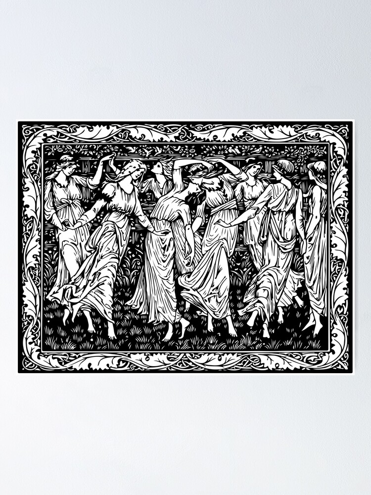 "Edward Burne-Jones Kelmscott Chaucer" Poster by ocd-dot | Redbubble