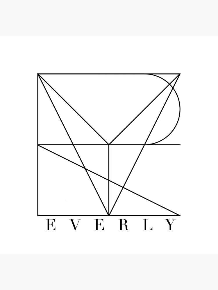 "Everly Name Logo " Poster for Sale by LittleLuxShop | Redbubble