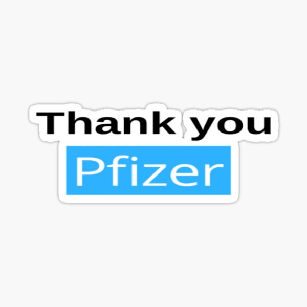 "Pfizer Vaccine" Sticker by Karak1989 | Redbubble