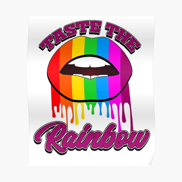 Taste The Rainbow Posters | Redbubble